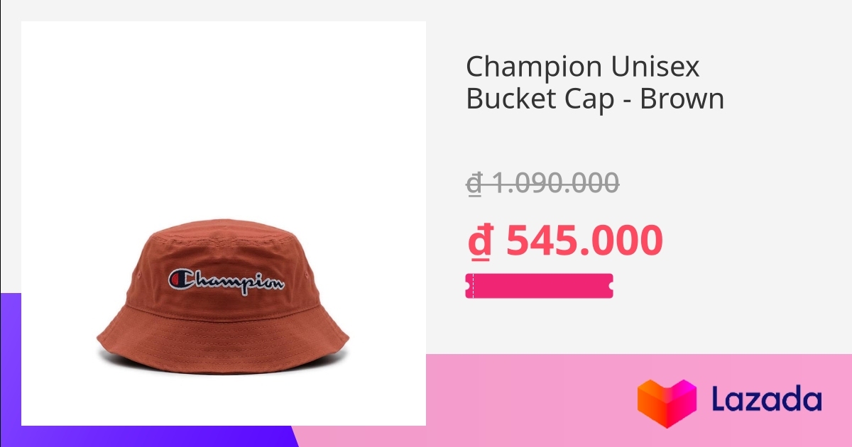 Mũ Champion Unisex Bucket - Brown