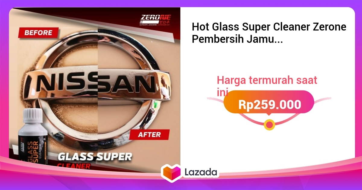 Hot Glass Super Cleaner Zerone Pembersih Jamur Kaca kerak beli 1 gratis ...