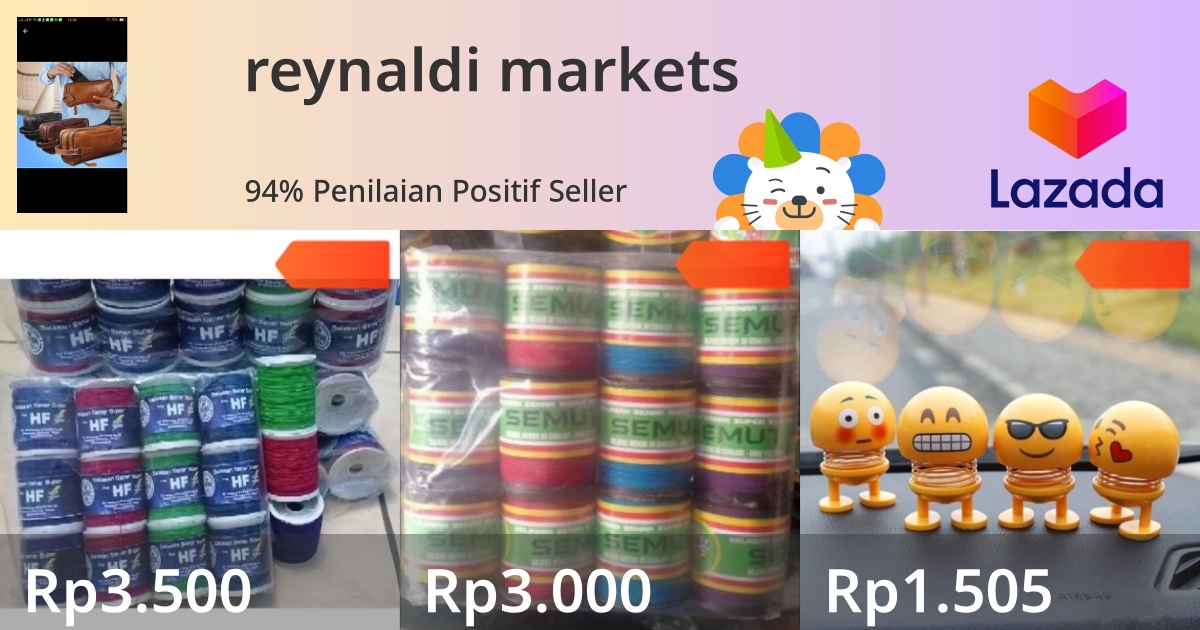 reynaldi markets | Lazada Indonesia