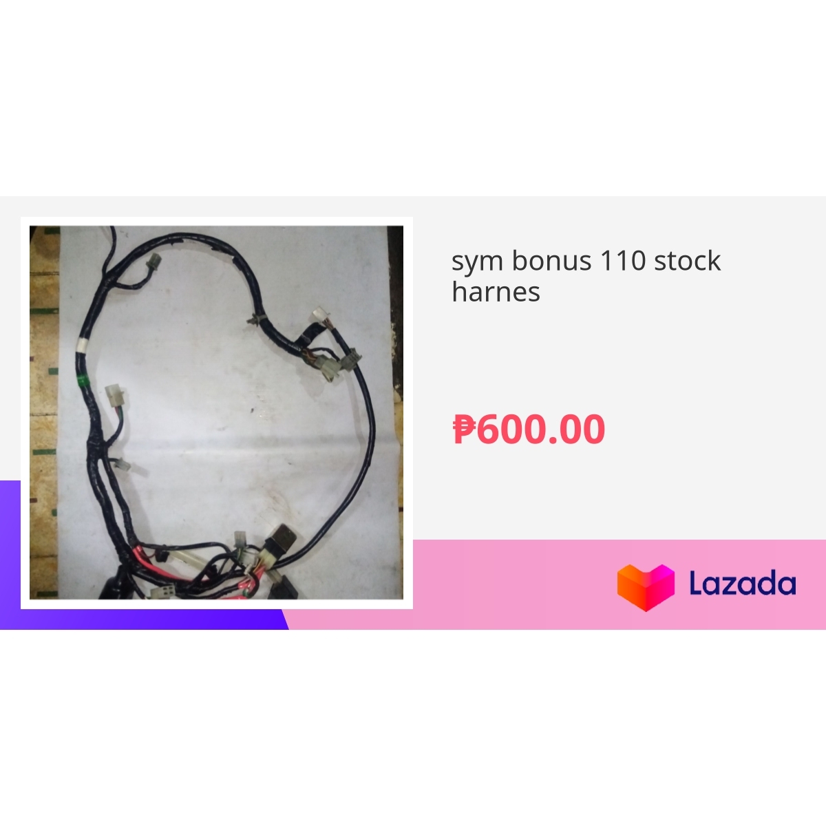 sym bonus 110 stock harnes