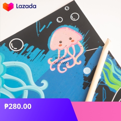 Djee Bear - Scratch Art Series - Dinosaur, Ocean, Little Fairy, Unicorn ...