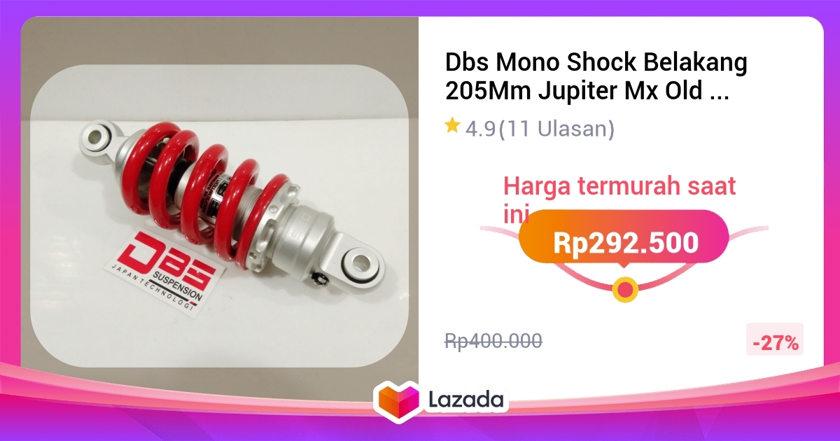Dbs Mono Shock Belakang 205Mm Jupiter Mx Old / Jupiter Mx New. Jupiter mx King