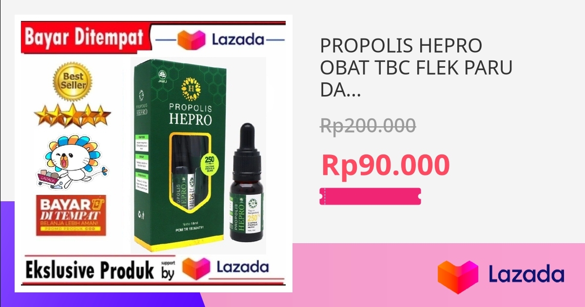 PROPOLIS HEPRO OBAT TBC FLEK PARU DAN BATUK BERDAHAK - PROPOLIS HEPRO ...