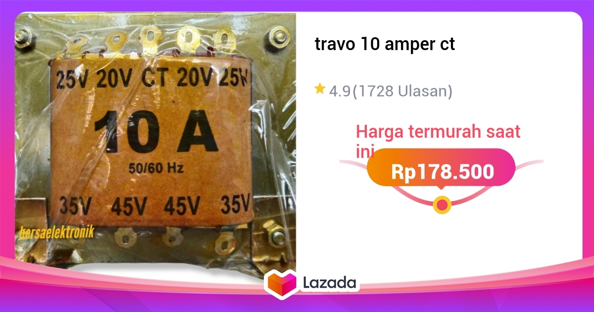 travo 10 amper ct