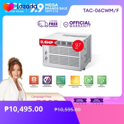TCL 0.6HP Aircon Window Type Manual - TAC-06CWM/F (R410A Refrigerant ...
