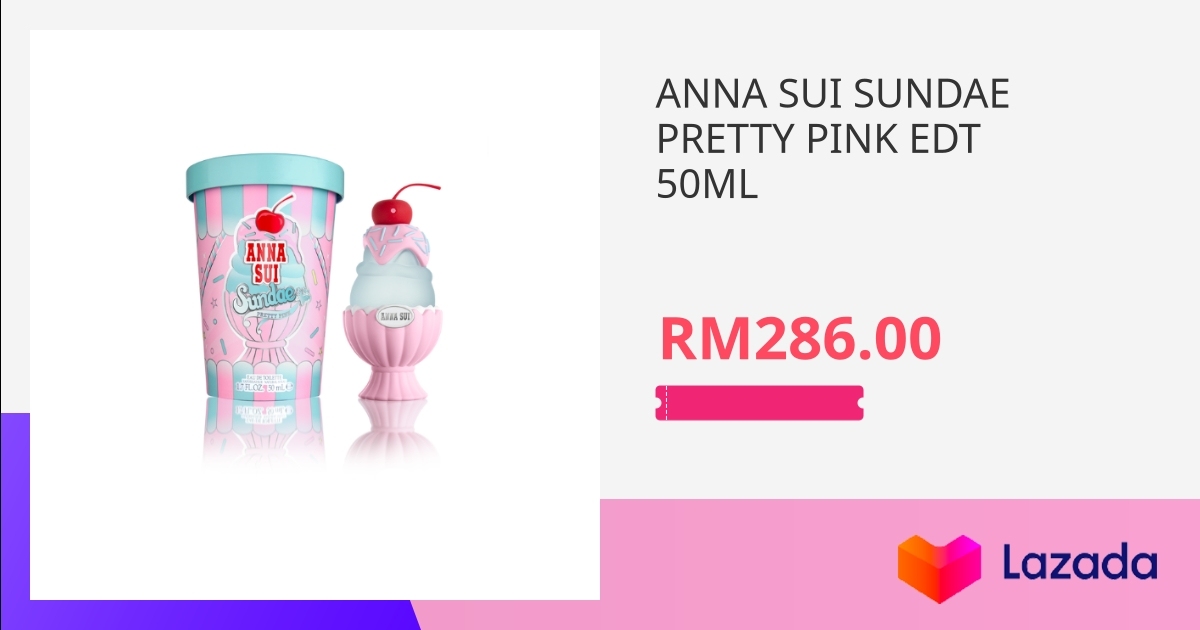 ANNA SUI SUNDAE PRETTY PINK EDT 50ML