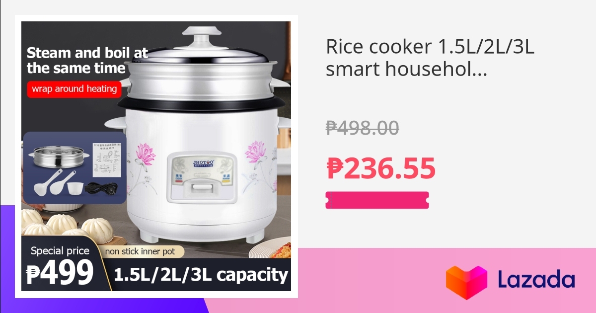 Rice cooker 1.5L/2L/3L smart household multi-function food grade ...