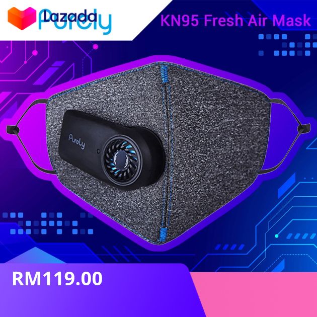 ⚡️ Xiaomi Purely Reusable Electric Fresh Air Mask, Genuine KN95 Anti ...