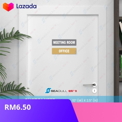 Office Signage Meeting Room Account Manager PVC Signage With Sticker ...