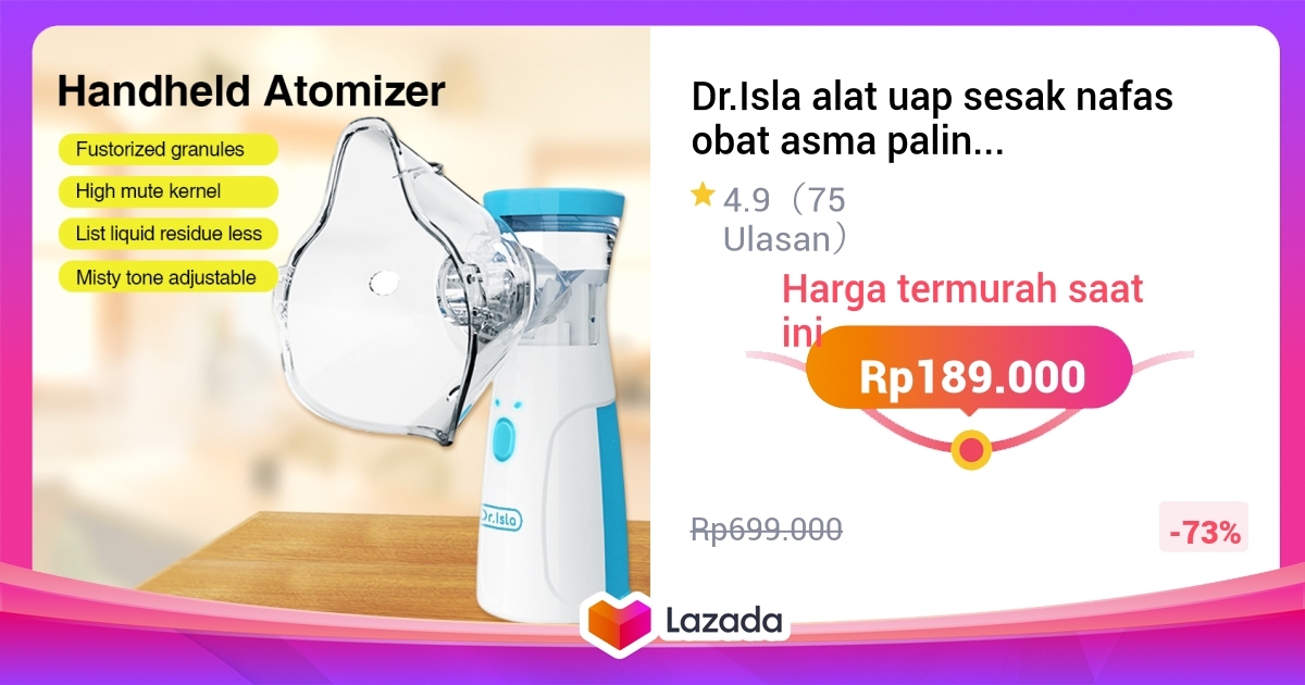 Dr.Isla alat uap sesak nafas obat asma paling ampuh alat uap pernafasan ...
