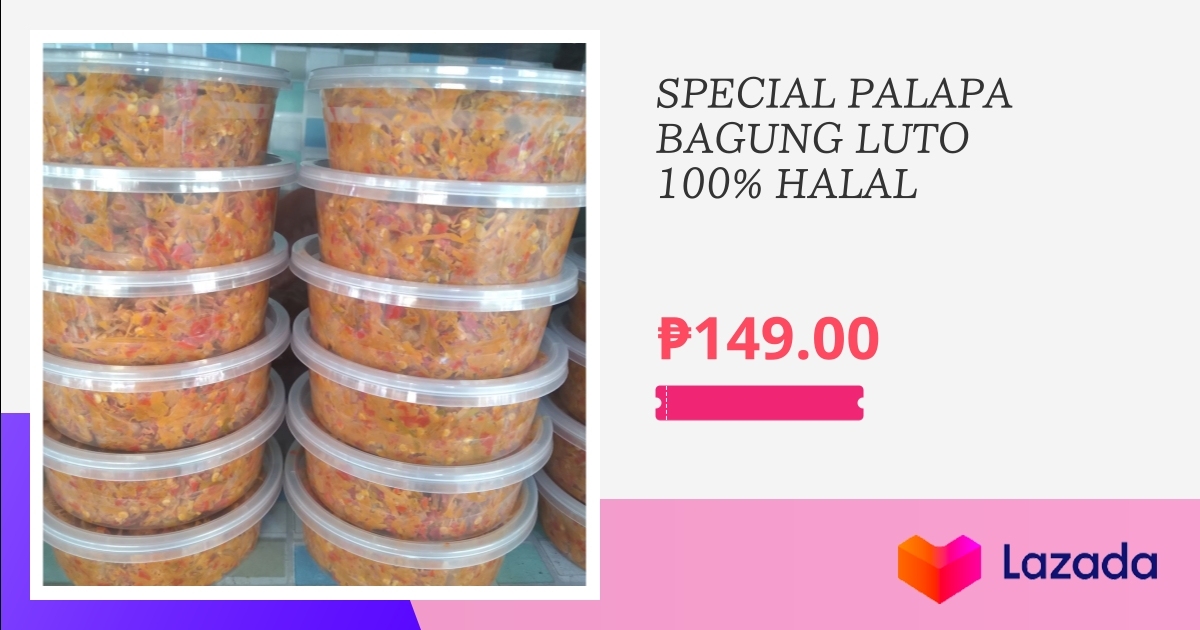 SPECIAL PALAPA BAGUNG LUTO 100% HALAL