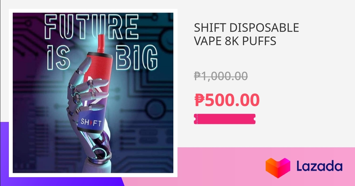 SHIFT DISPOSABLE VAPE 8K PUFFS