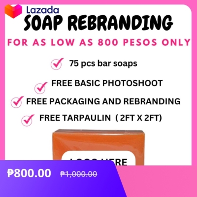 800 pesos sabon negosyo package 75pcs Bar Soaps