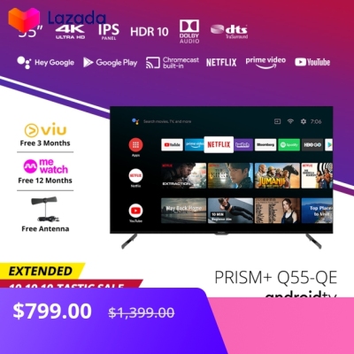 PRISM+ Q55 Quantum Edition | 4K Android TV | 55 inch | Quantum Colors ...