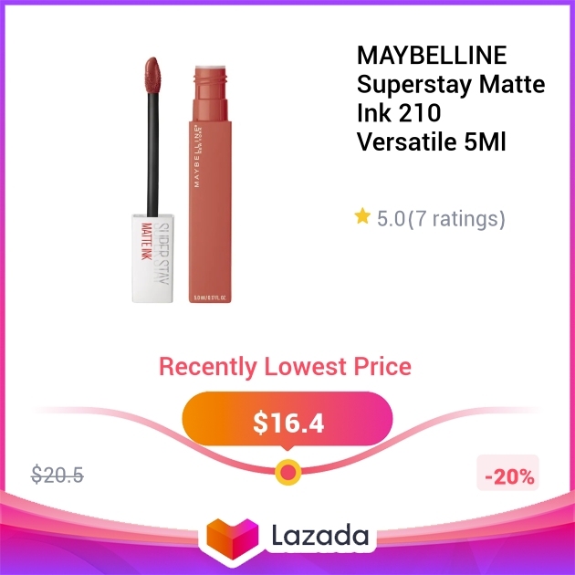 MAYBELLINE Superstay Matte Ink 210 Versatile 5Ml
