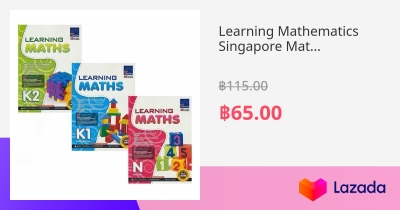 Learning Mathematics Singapore Math Kindergarten SAP workbook, 3 Books Set