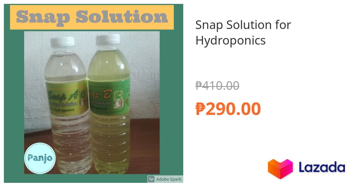 Snap Solution for Hydroponics