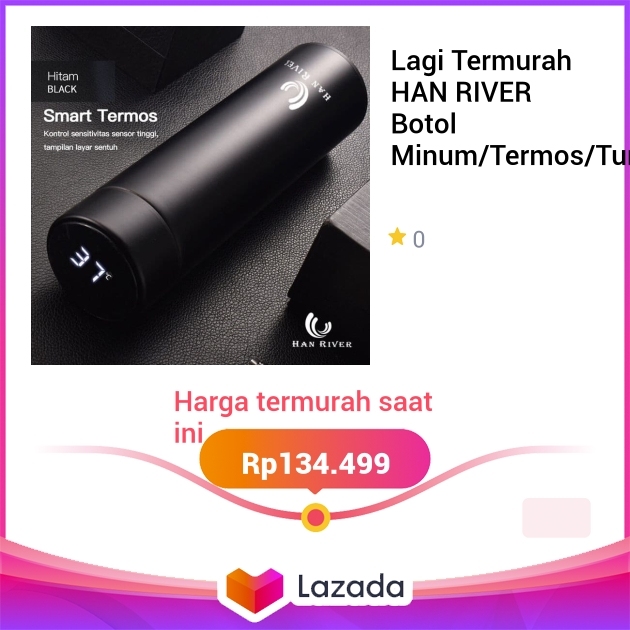 Lagi Termurah HAN RIVER Botol Minum/Termos/Tumblr dengan LED Suhu 500ML ...