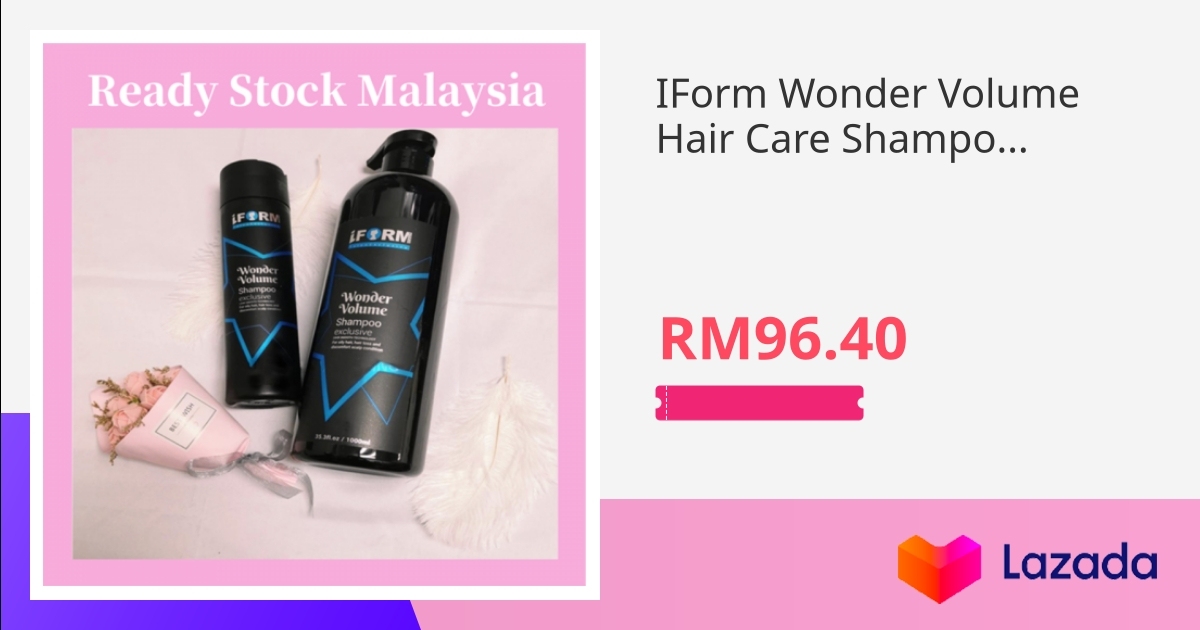 IForm Wonder Volume Hair Care Shampoo 1000ml