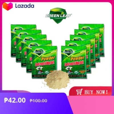 INLIFE 10 Packs / 50Packs Green Leaf Powder Cockroach /10 Packs ...