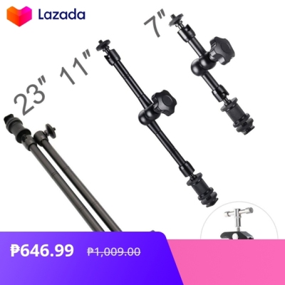 7/11/23 Inch Articulating Magic Arm Wall Mount Super Clamp Holder Stand ...