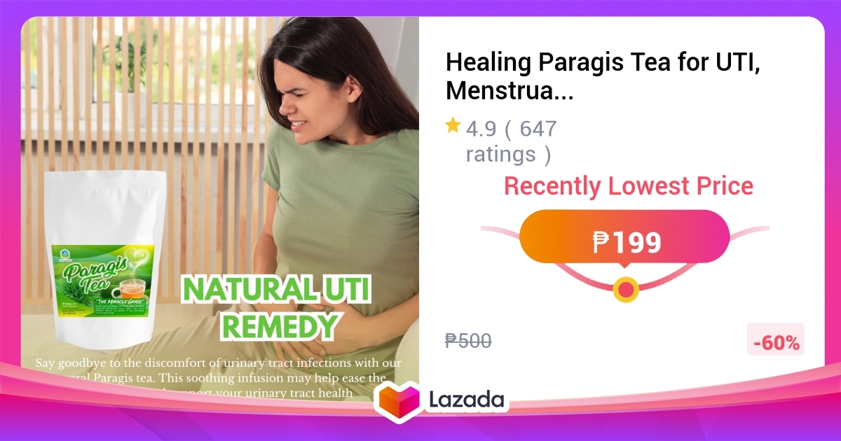 Healing Paragis Tea for UTI, Menstrual discomfort,Cyst and Myoma ...