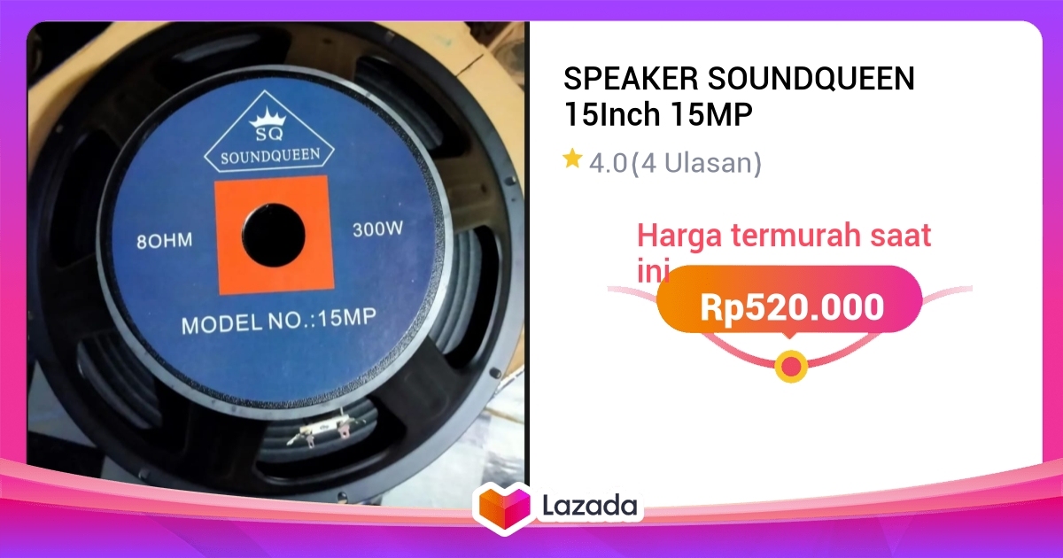 SPEAKER SOUNDQUEEN 15Inch 15MP
