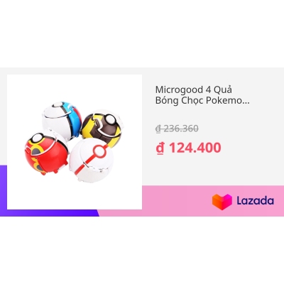 Microgood 4 Quả Bóng Chọc Pokemon Pikachu Mini Sáng Tạo, Đồ Chơi Biến Hình Bật Lên Quà Tặng Trẻ Em
