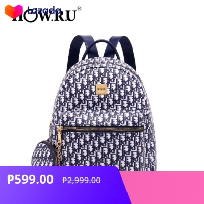 HOW.R.U Original 2022 New Backpacks leather For Women Ladies Korean Fashion high quality ON SALE COD