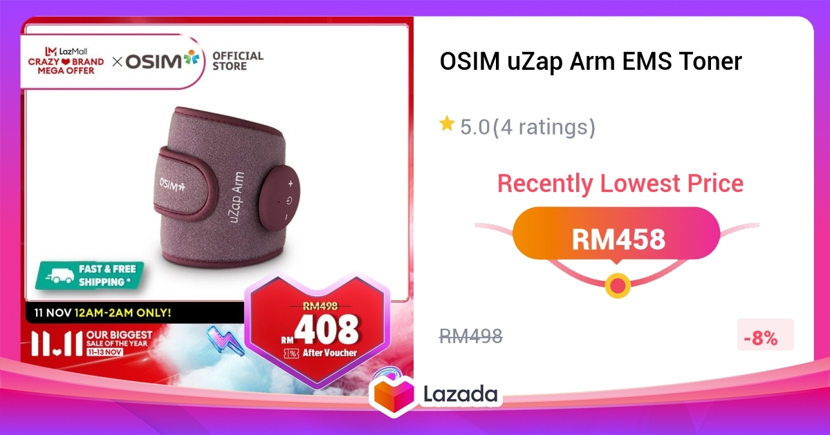 OSIM uZap Arm EMS Toner
