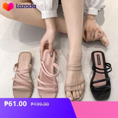 【LeeCat】2021 New flat sandals for women Korean Shoes for women sandals ...