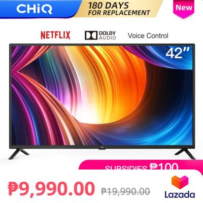CHiQ [L42G6F] 42 Inch 105cm Television Android TV/ Smart TV Android 9 ...