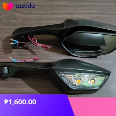 Zx10R universal side mirror with signallight