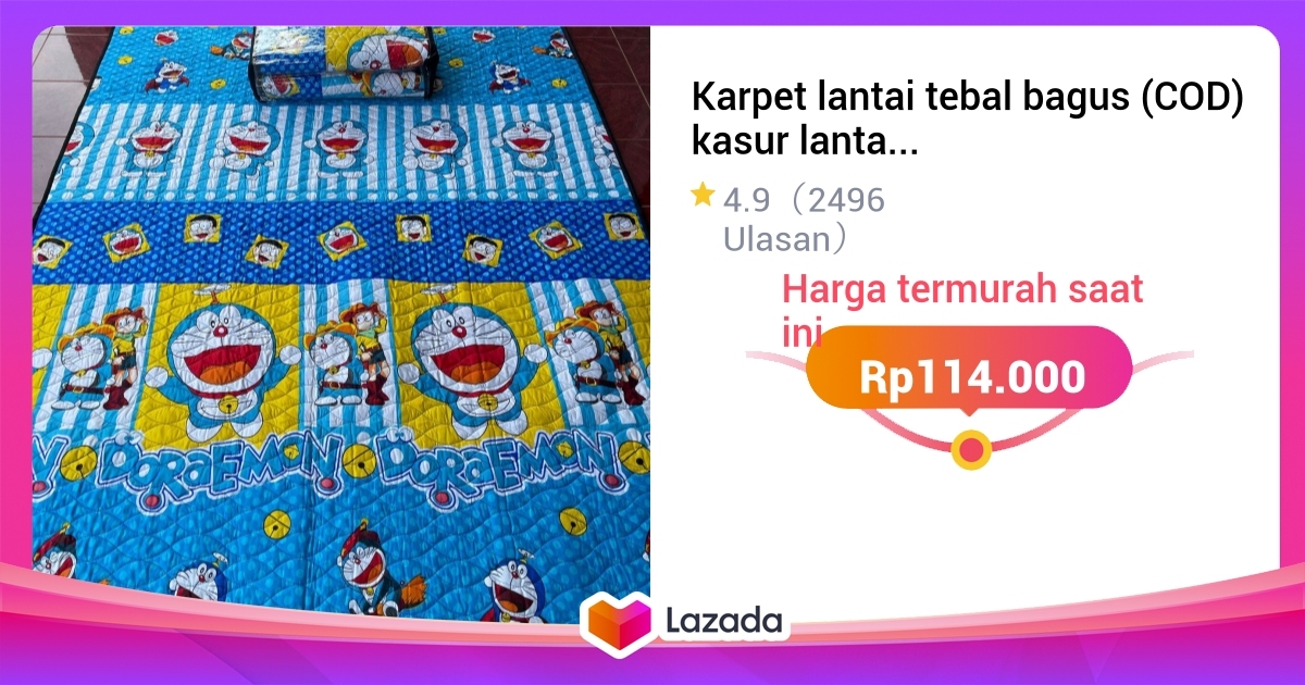 Karpet lantai tebal bagus (COD) kasur lantai tebal karpet lantai murah ...