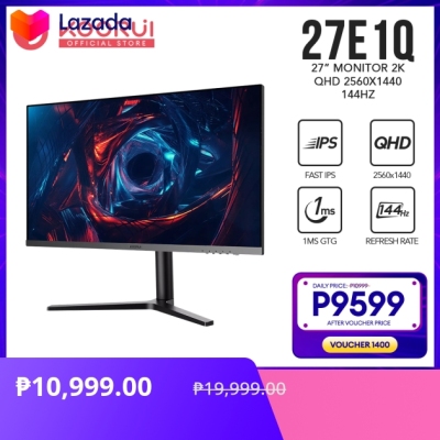 KOORUI 27E1QA 27Inch QHD Gaming Monitor 144 Hz, VA, 1ms, DCI-P3 90% ...