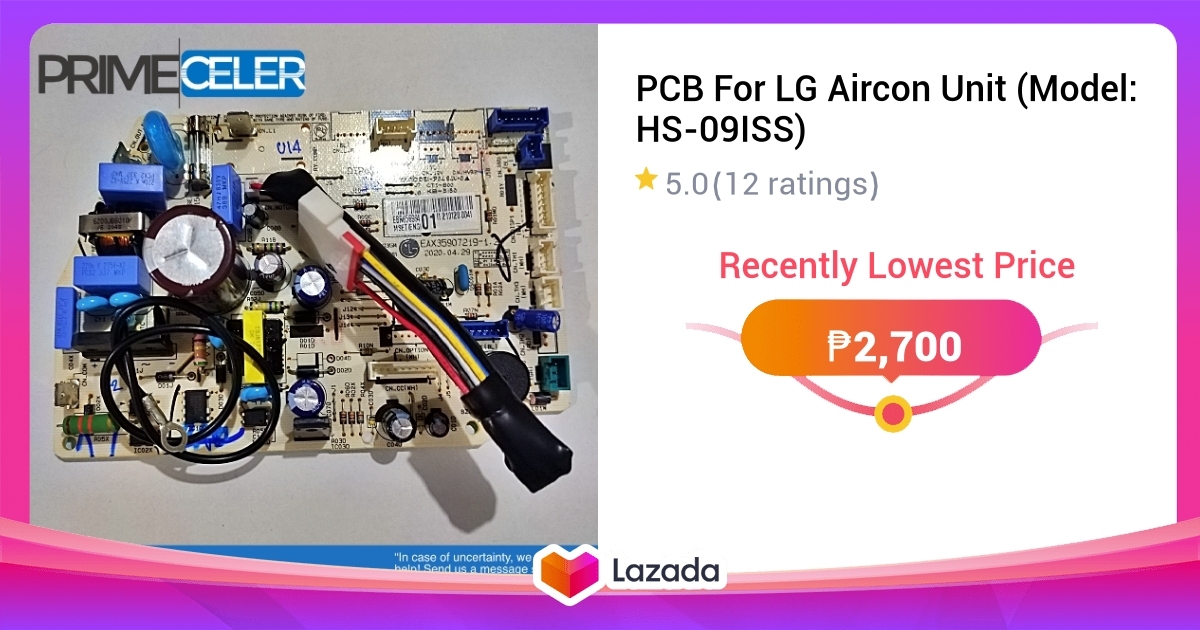 PCB For LG Aircon Unit (Model: HS-09ISS)