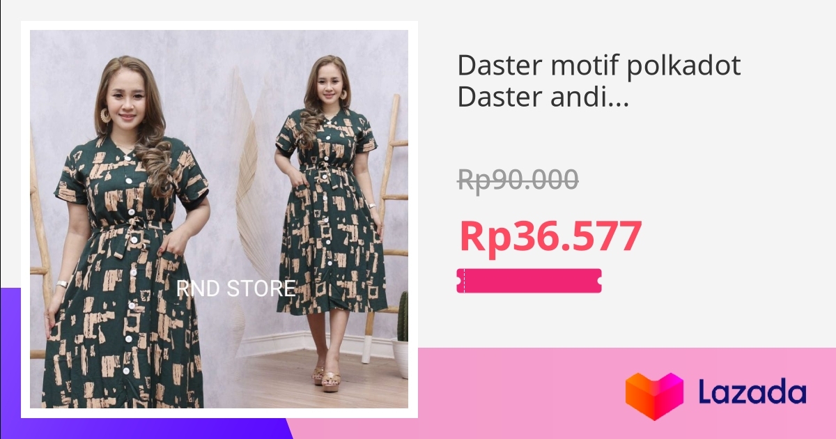 Daster motif polkadot Daster andin ikatan cinta viral 2022 Daster ...