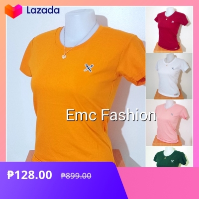 RG102 Emc Fashion Ladies Cut Overrun T-Shirt For Women Embroidered ...