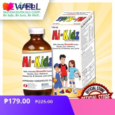 Hi-Kidz with Chlorella Growth Factor,Taurine,Zinc,Vitamin A,Vitamin D3 ...