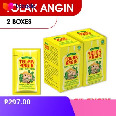 Tolak Angin Liquid Herbal Supplement 2 boxes