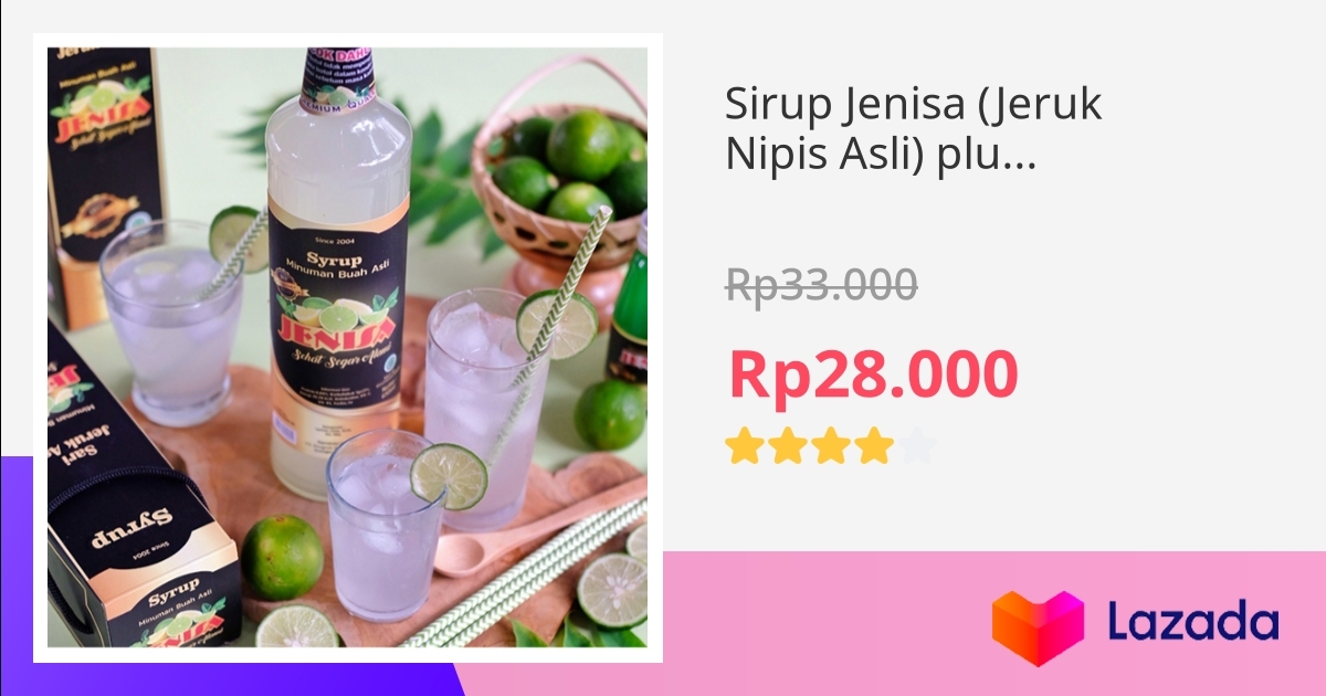 Sirup Jenisa (Jeruk Nipis Asli) plus madu Khas Kab. Kuningan / Harga ...