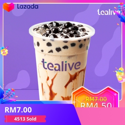 [7.7] Tealive Signature Brown Sugar Pearl Milk Tea [Self Pick-Up]