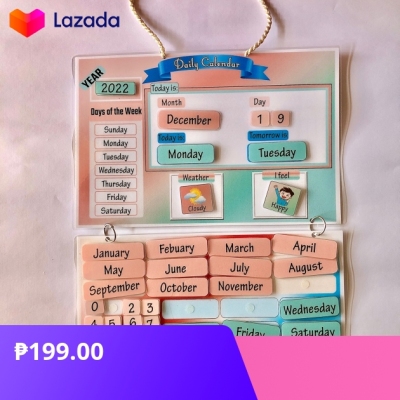 My Daily Calendar Interactive Learning Chart