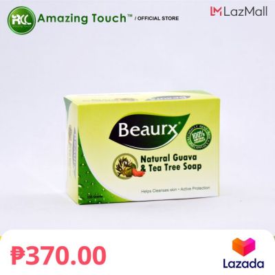 RCC Amazing Touch BEAURX Natural Guava & Tea Tree Soap 135g (3pcs)