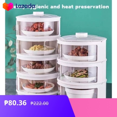 Tredny 5Layer Household Multi-layer Food Storage Box Anti-flies Insulation