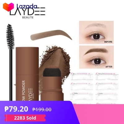 (DARK BROWN) [ SALE ]Eyebrow Stamp Stick One Step Shaping Kit Stencil ...