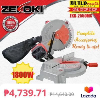 ZEKOKI Miter Saw / Mitre Saw for aluminum cutting 1800W 255mm ZKK ...