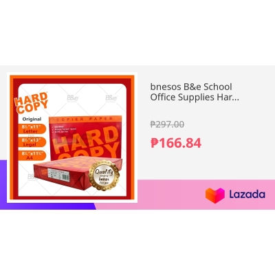 bnesos B&e School Office Supplies Hard Copy Bond Paper Short Hard Copy ...
