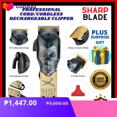 [KACC] PROFESSIONAL CORD/CORDLESS RECHARGEABLE CLIPPERS | Heavy Duty ...