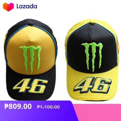 Monster Energy VR 46 MOTOGP Cap Motorcycle Hats Racing Hat Black Yellow ...